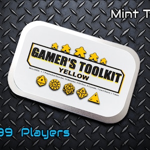 Gamer's Toolkit - Yellow - Board Game Survival Kit - Dice Kit - TTRPG ...
