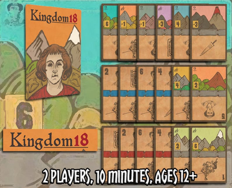Kingdom 18 Card Game - Etsy