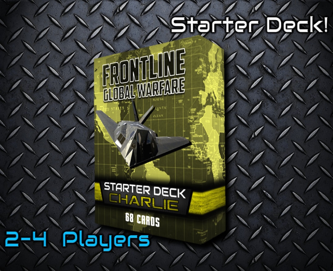 CHARLIE Starter Deck Frontline Global Warfare Collectible Card Game Combat Card Game - Etsy