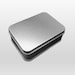 Medium Silver Metal Tin: Rectangle Storage Container (4.75x3.4x1.5") - Etsy