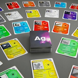 Periodic Table of Elements - Card Deck - Etsy UK