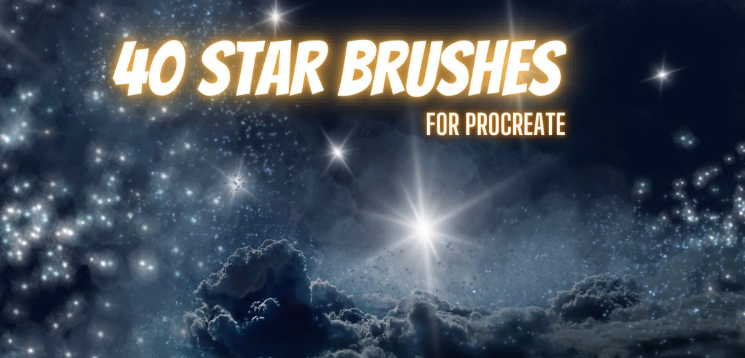 40 Star Brushes for Procreate - Etsy