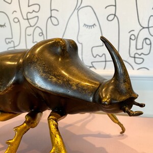 Foundry Brass Male Beetle Statue, Brass Sculpture, Brass Ornament ...