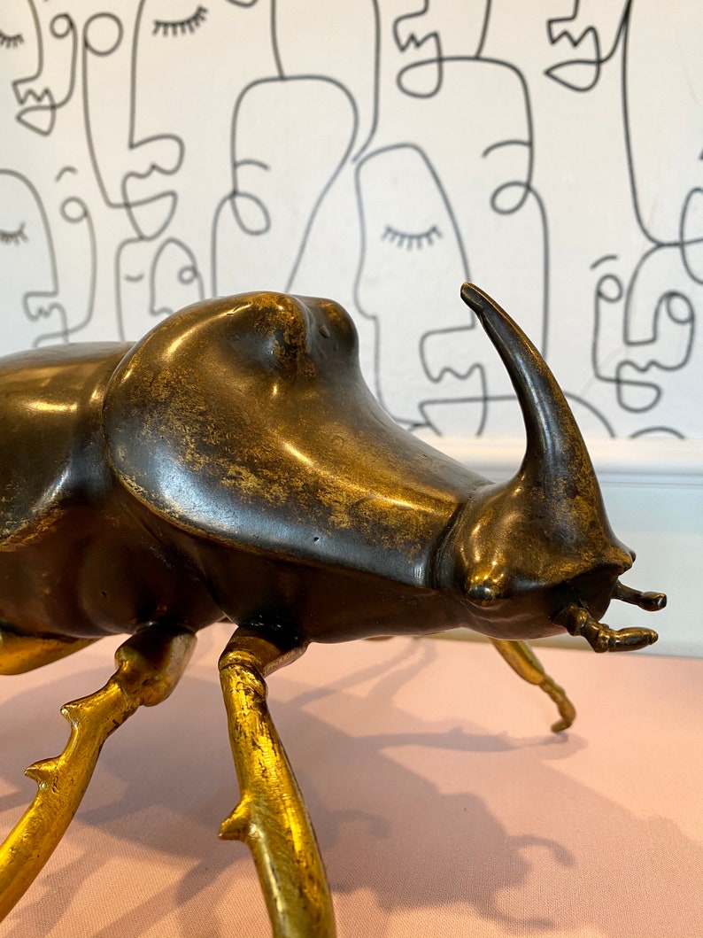 Foundry Brass Male Beetle Statue, Brass Sculpture, Brass Ornament ...
