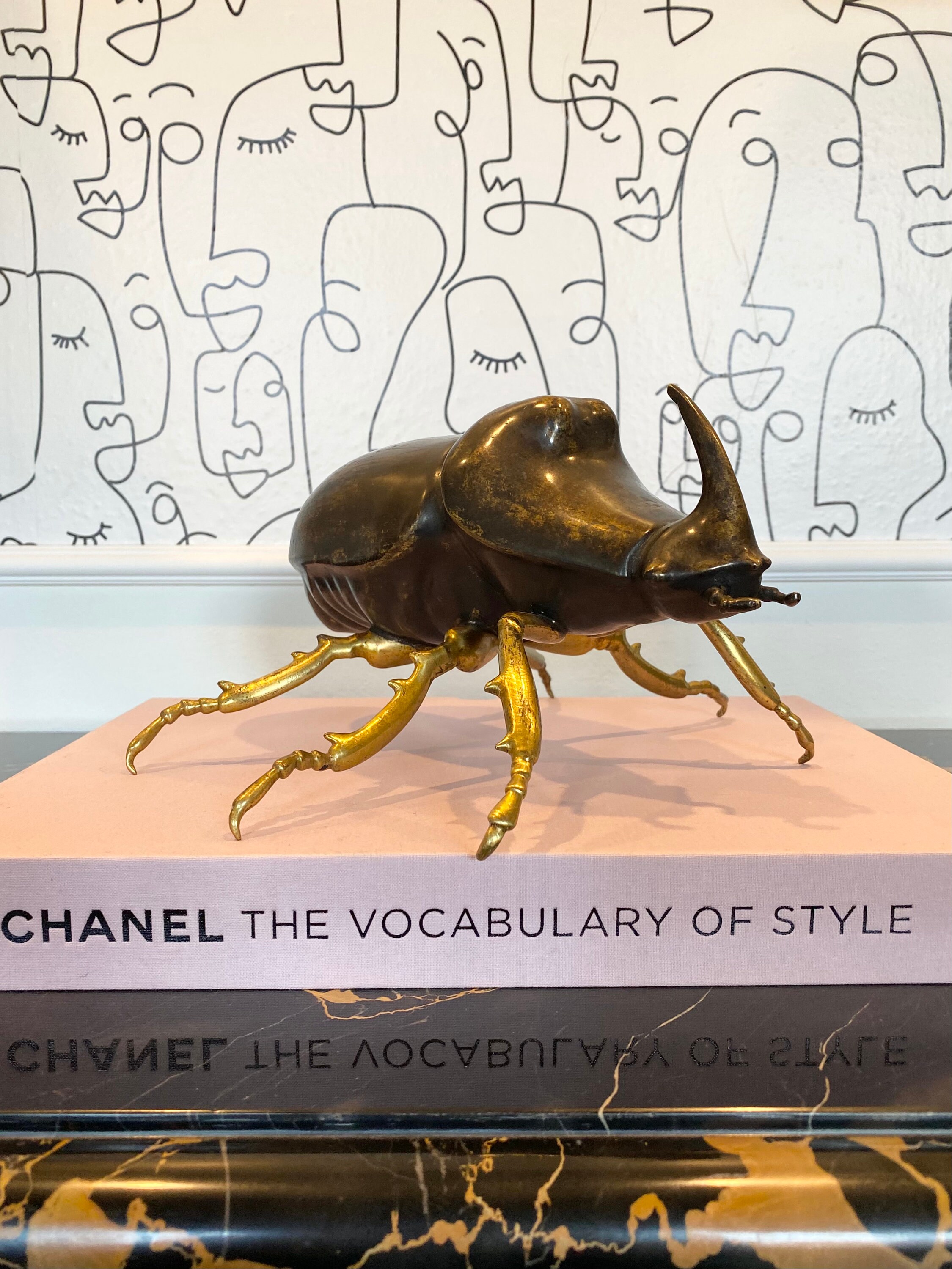Foundry Brass Male Beetle Statue, Brass Sculpture, Brass Ornament ...