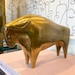 Foundry Brass Bull Statue, Brass Sculpture, Brass Ornament, Bull Art ...