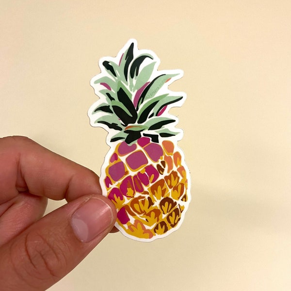 Pineapple Sticker - Etsy