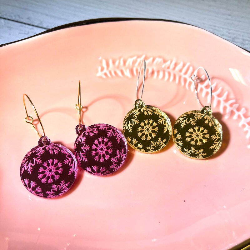 Ornament Earrings - Etsy