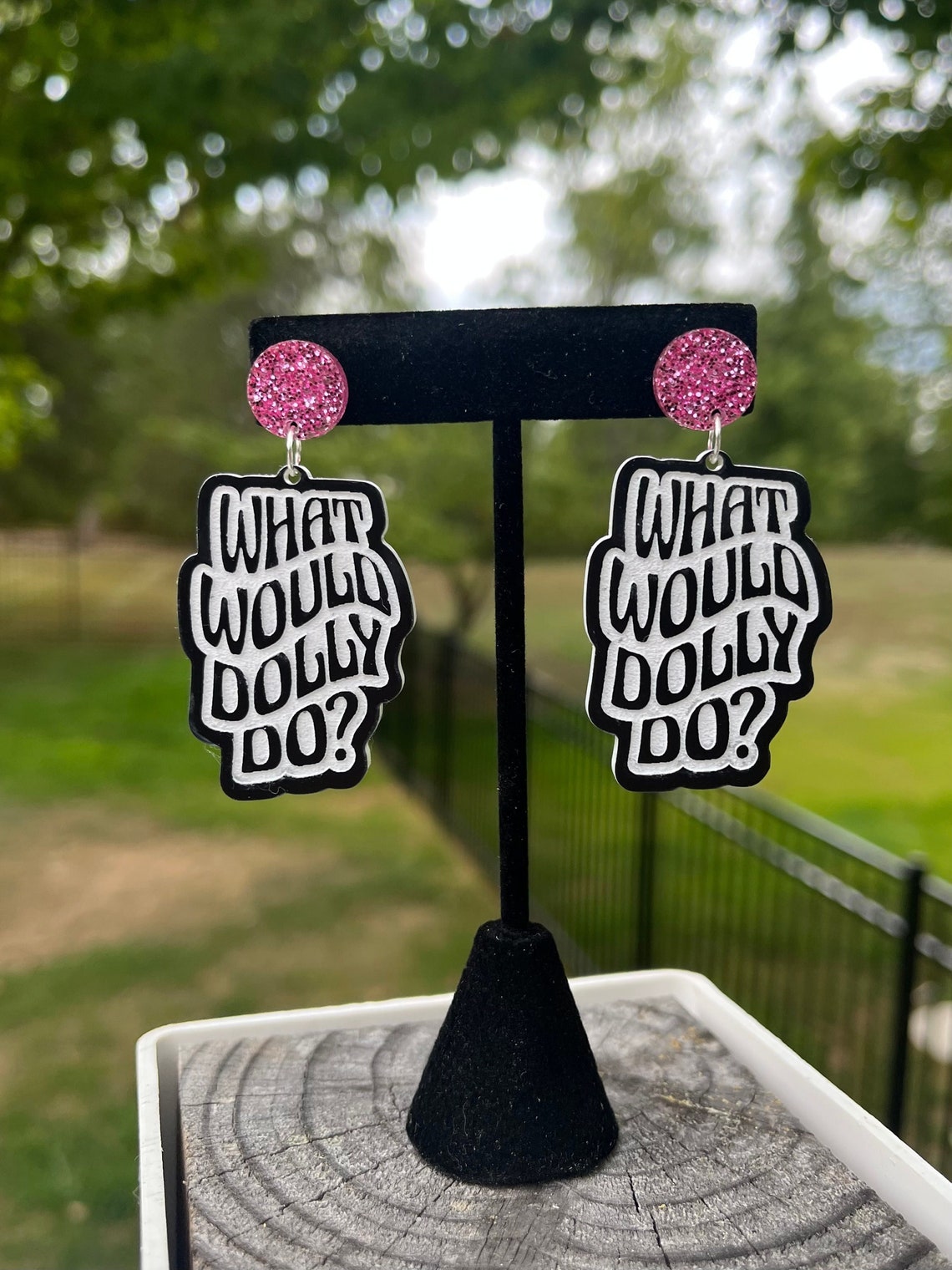 What Would Dolly Do Dolly Earrings Jolene Country Earrings - Etsy