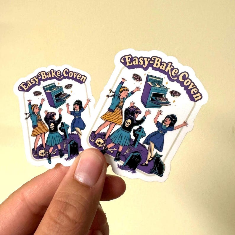 Easy Bake Coven Sticker, Vinyl Decal, Waterproof Sticker, 90s Nostalgia ...