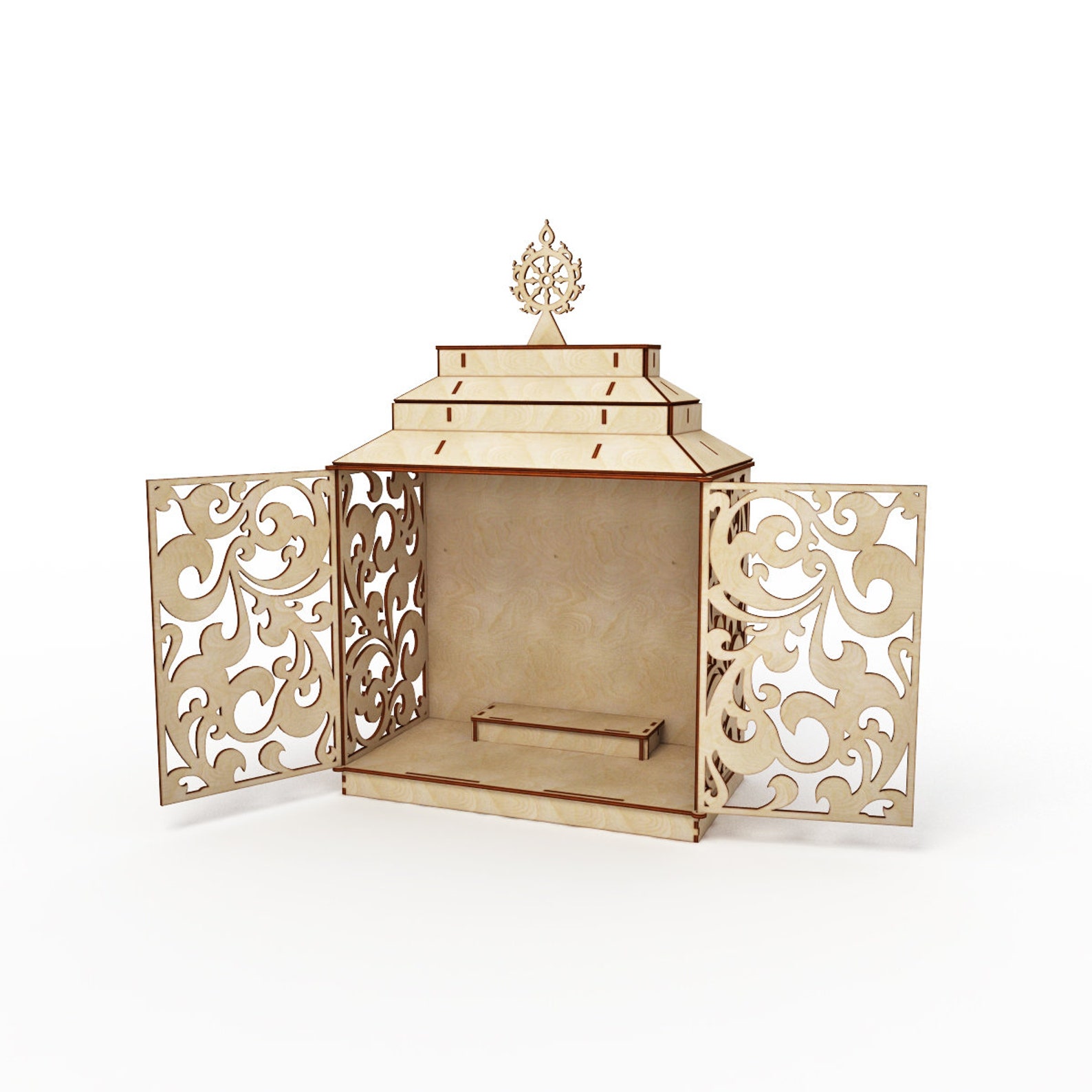 Wooden altar vector for CNC svg vector file vector cut file | Etsy