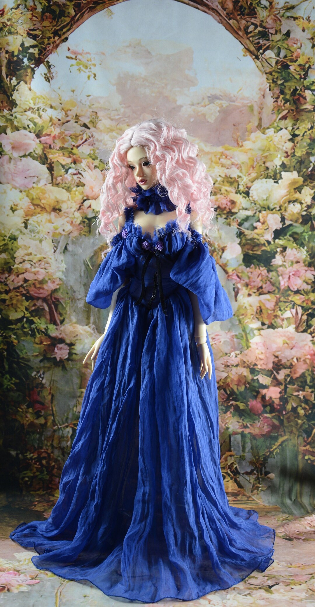 Bjd Sd13 Dress Bjd Dollssoom Dollfievolks Clothing Ball Jointed Doll Sd 13 Silk Chiffon