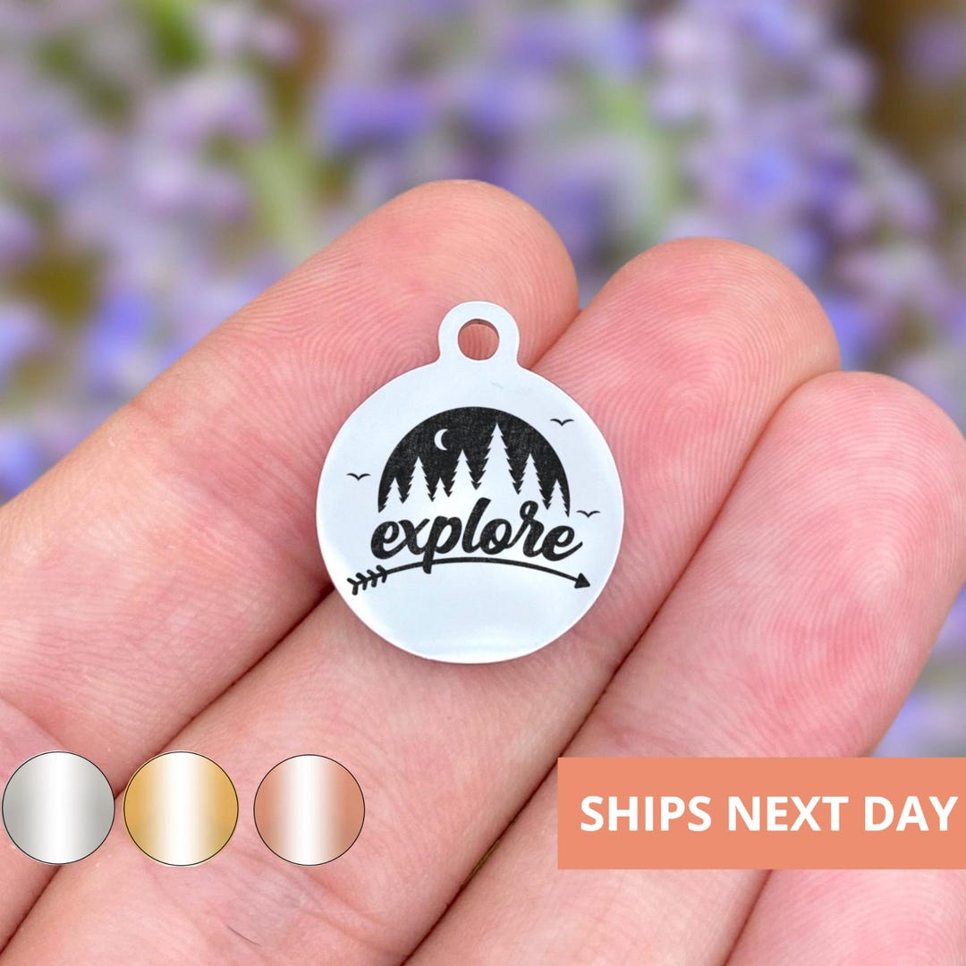Explore Charms Custom Engraved Charms Personalized Charms for Bracelet ...