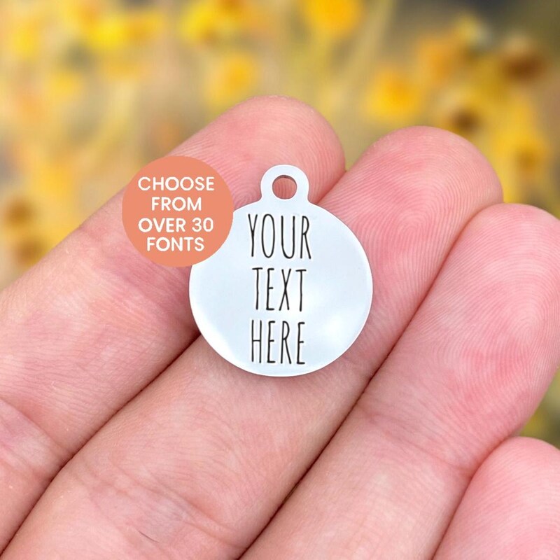 Word Charms - Etsy