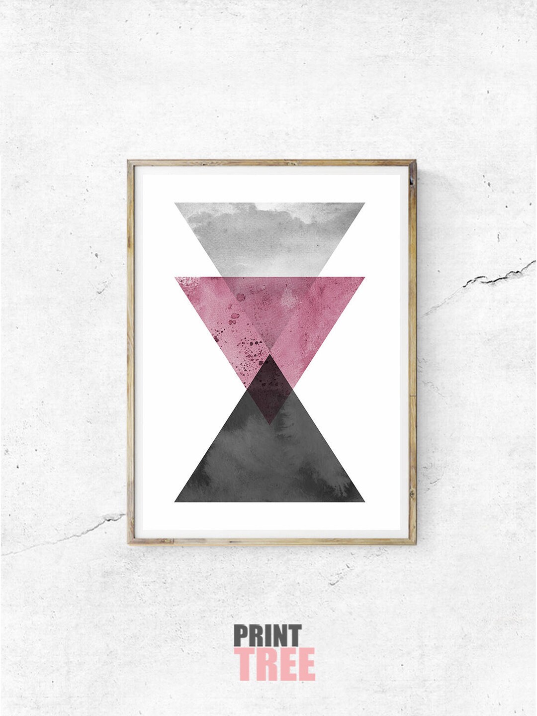 Art Deco Poster / Geometric Wall Art Print / Nordic Digital Download ...