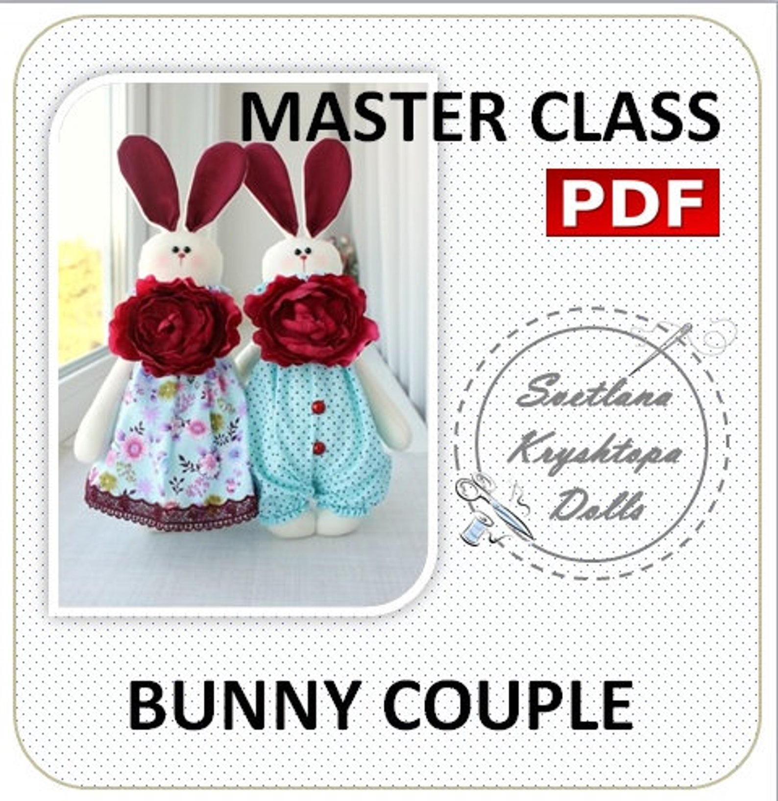 Tilda bunny Pattern PDF tutorial Sewing bunny instruction | Etsy