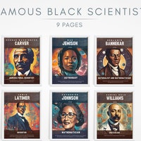 Black Scientist Printable Posters || 10 Inspiration Black Science Quote ...