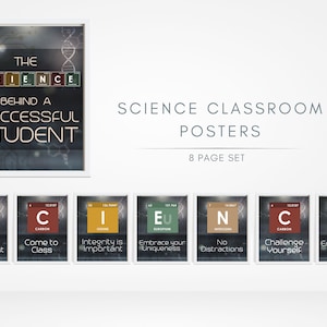 S.C.I.E.N.C.E. Classroom Banner / Science Poster / Classroom Poster ...