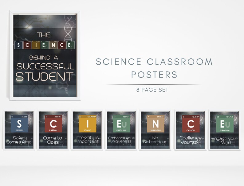 S.C.I.E.N.C.E. Classroom Banner / Science Poster / Classroom - Etsy