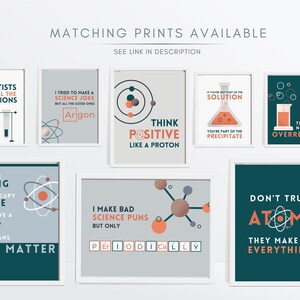 Science Classroom Posters / Science Art Prints / Science Gallery Wall ...