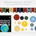 Holidays Around the World Poster Set: Winter Holiday Bulletin Board ...