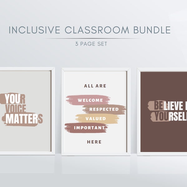 Inclusive Classroom Decor - Etsy