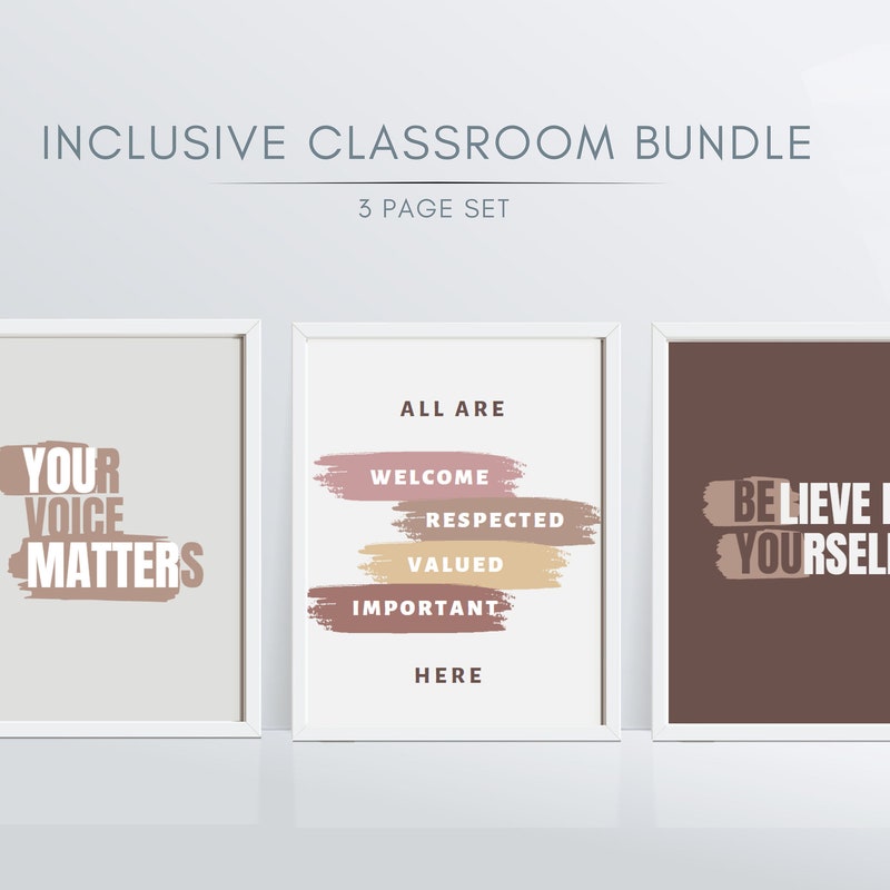 Inclusive Classroom Decor - Etsy