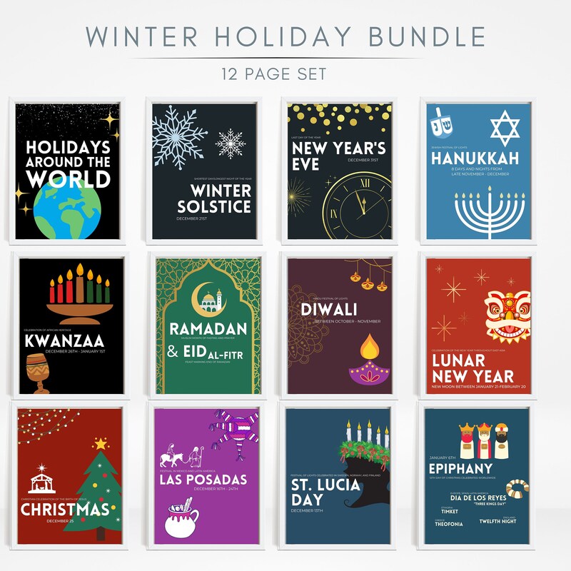 Winter Science Poster - Etsy