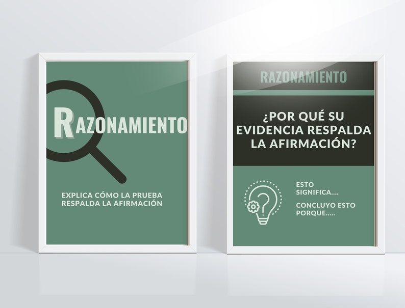 Spanish Claim Evidence Reasoning CER Poster / Science Classroom Poster ...