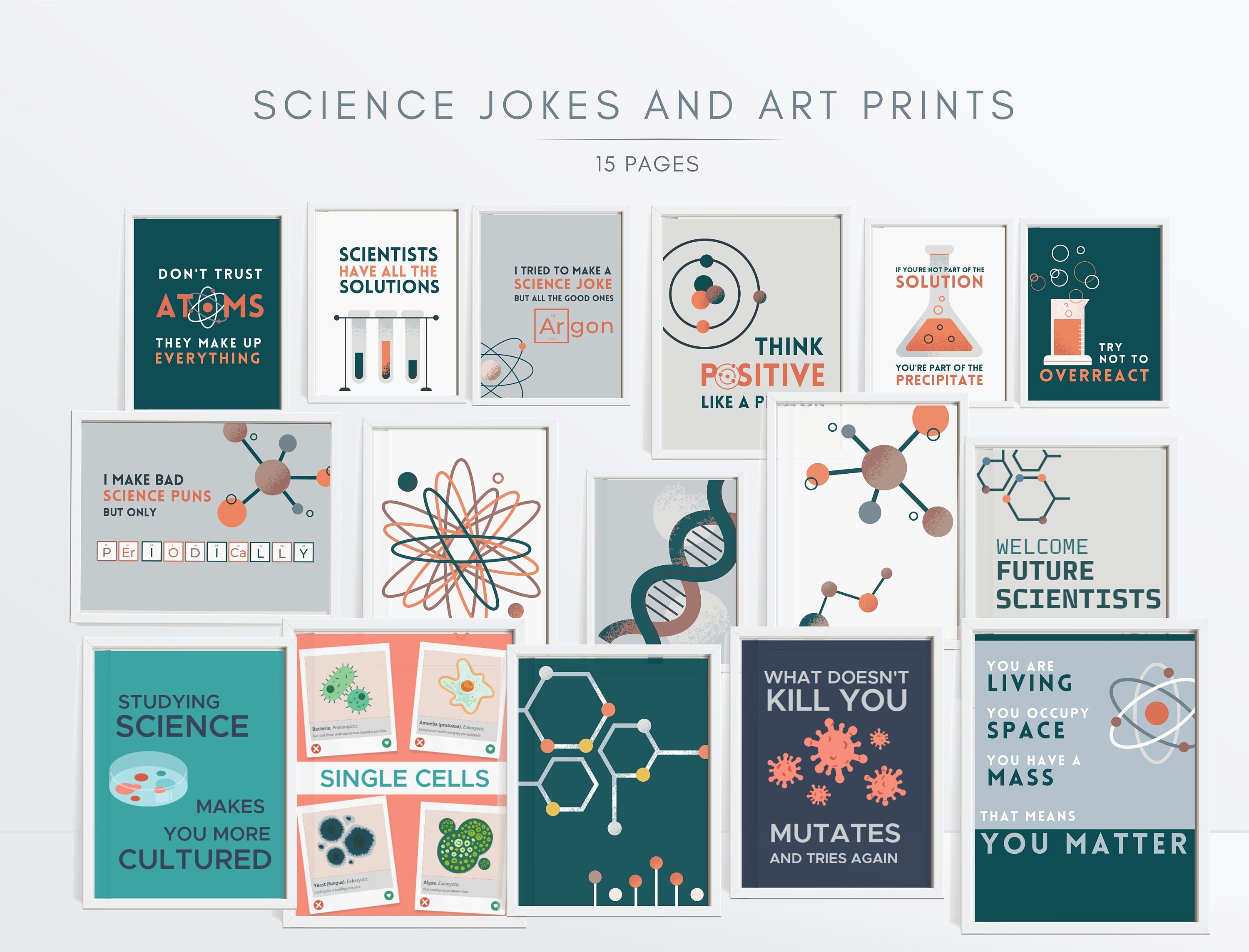 Science Classroom Poster Set, STEM Decor (digital Download) - Etsy