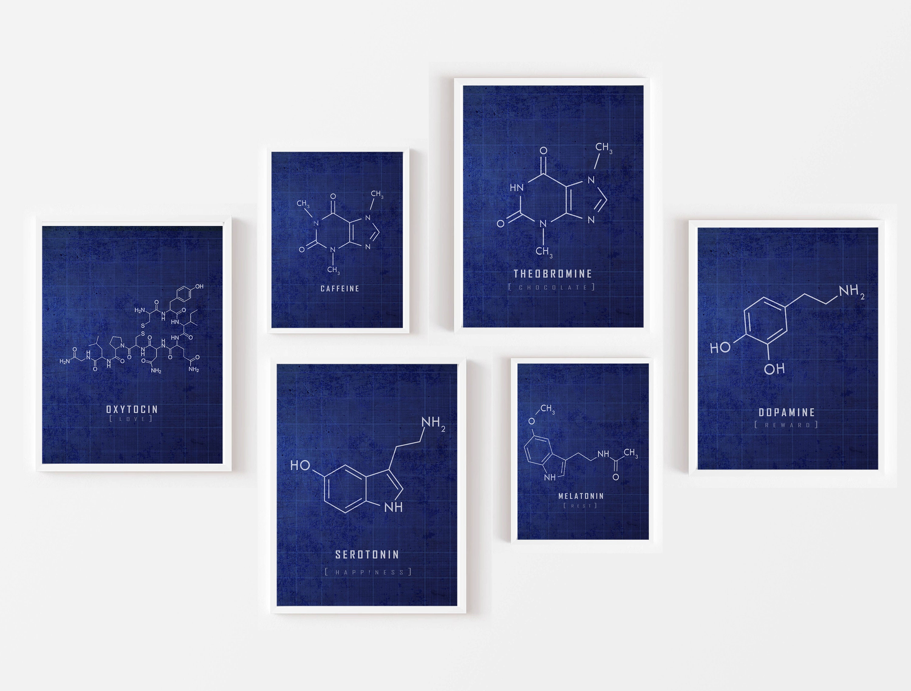 Vintage Science Poster: Molecular Structure Art Prints (digital ...