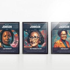 Black Scientists Posters, Classroom Decor (set of 9) (digital Download ...
