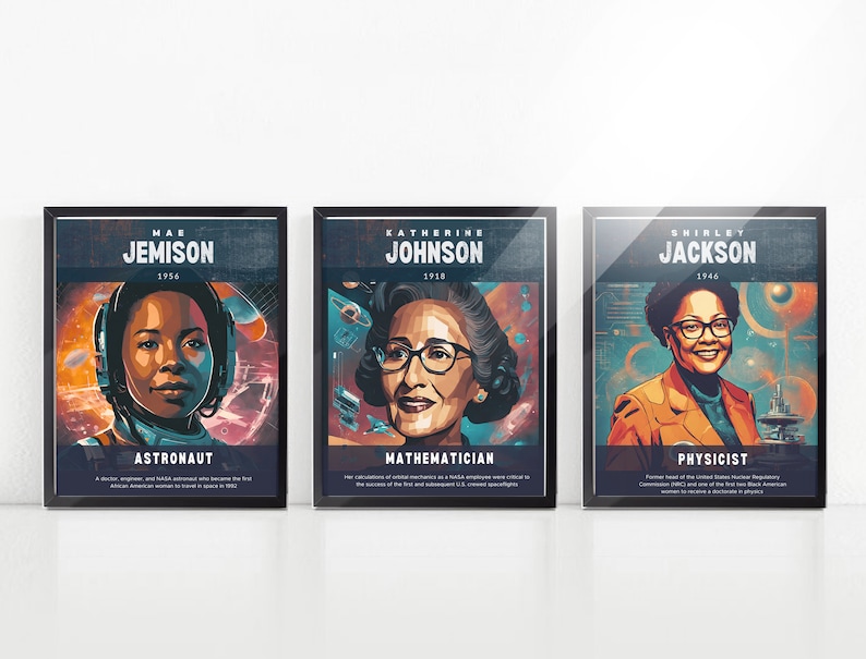 Famous Black Scientists Classroom Posters set of 9 /science Classroom ...