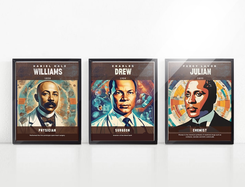 Famous Black Scientists Classroom Posters set of 9 /science Classroom ...