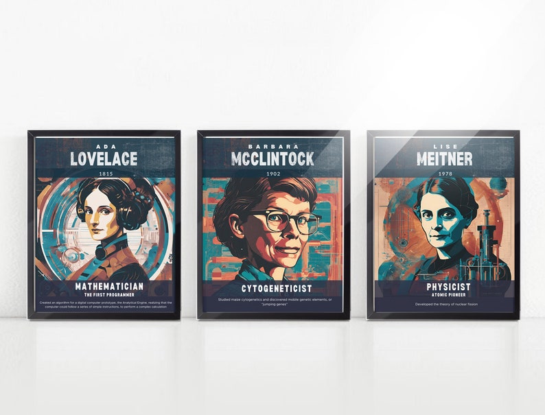 Famous Women Scientists Classroom Posters (set of 16) /science ...