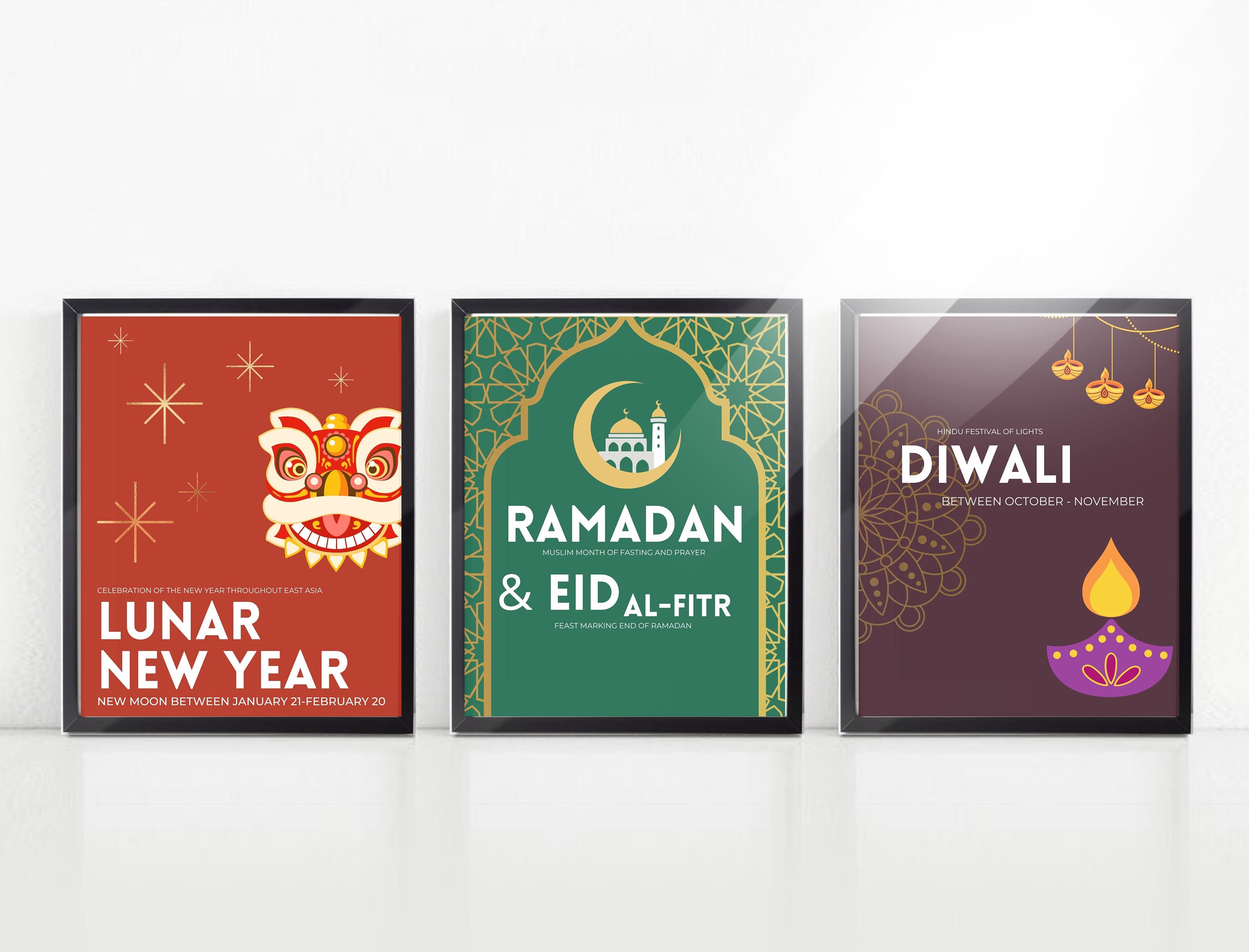 Holidays Around the World Printable/winter Holiday Bulletin Board Set ...