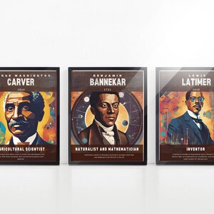 Famous Black Scientists Classroom Posters (set of 9) /science Classroom ...
