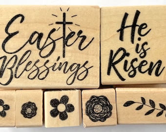 Easter Rubber Stamps | Etsy
