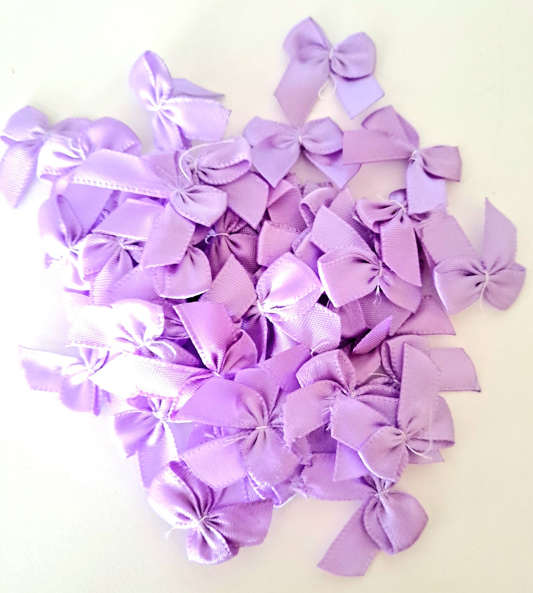 10 Small Purple Satin Bows, +- 3 X 2.5 Cm - Etsy