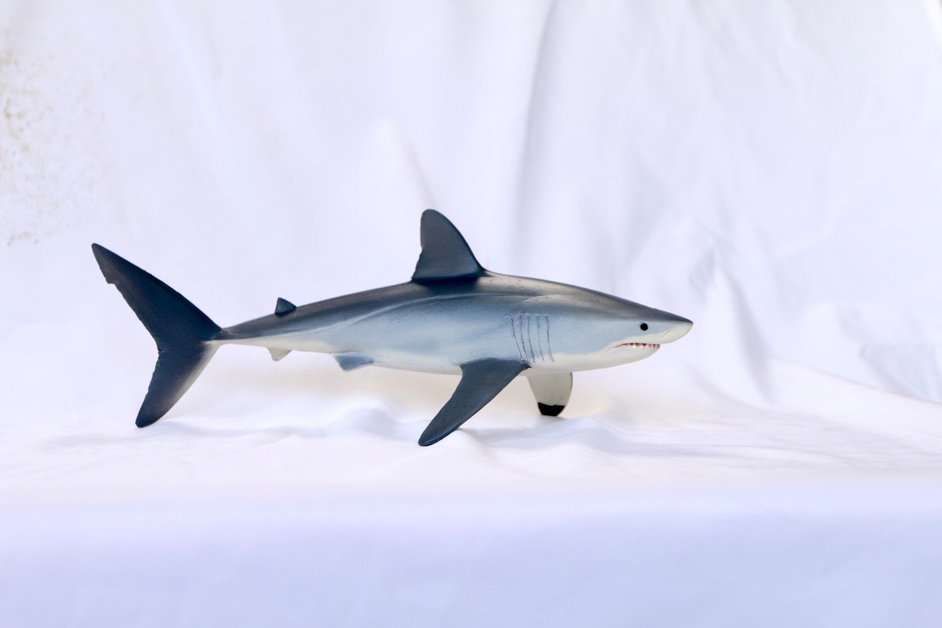 Great White Shark Sculpture Figurine Realistic Scale Model - Etsy