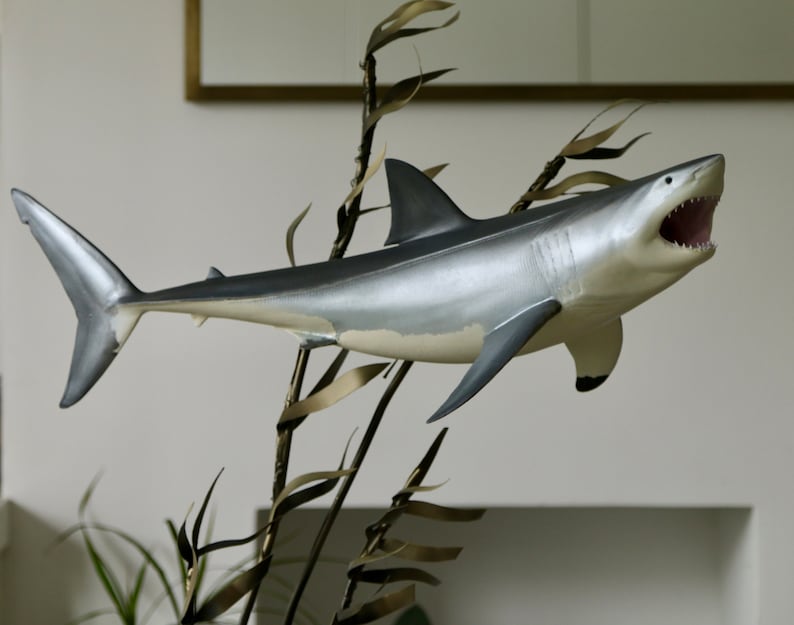 Great White Shark Sculpture - Etsy