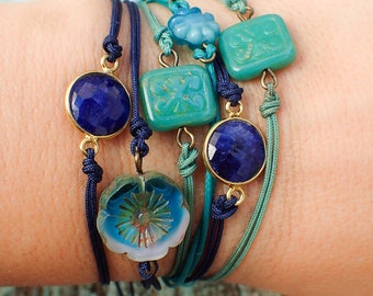 Boho chic bracelet | Etsy