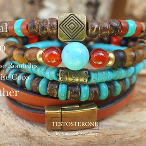 Mens Bracelet, Boho Mens Bracelet, Christmas Gift, Tribal Mens Bracelet ...
