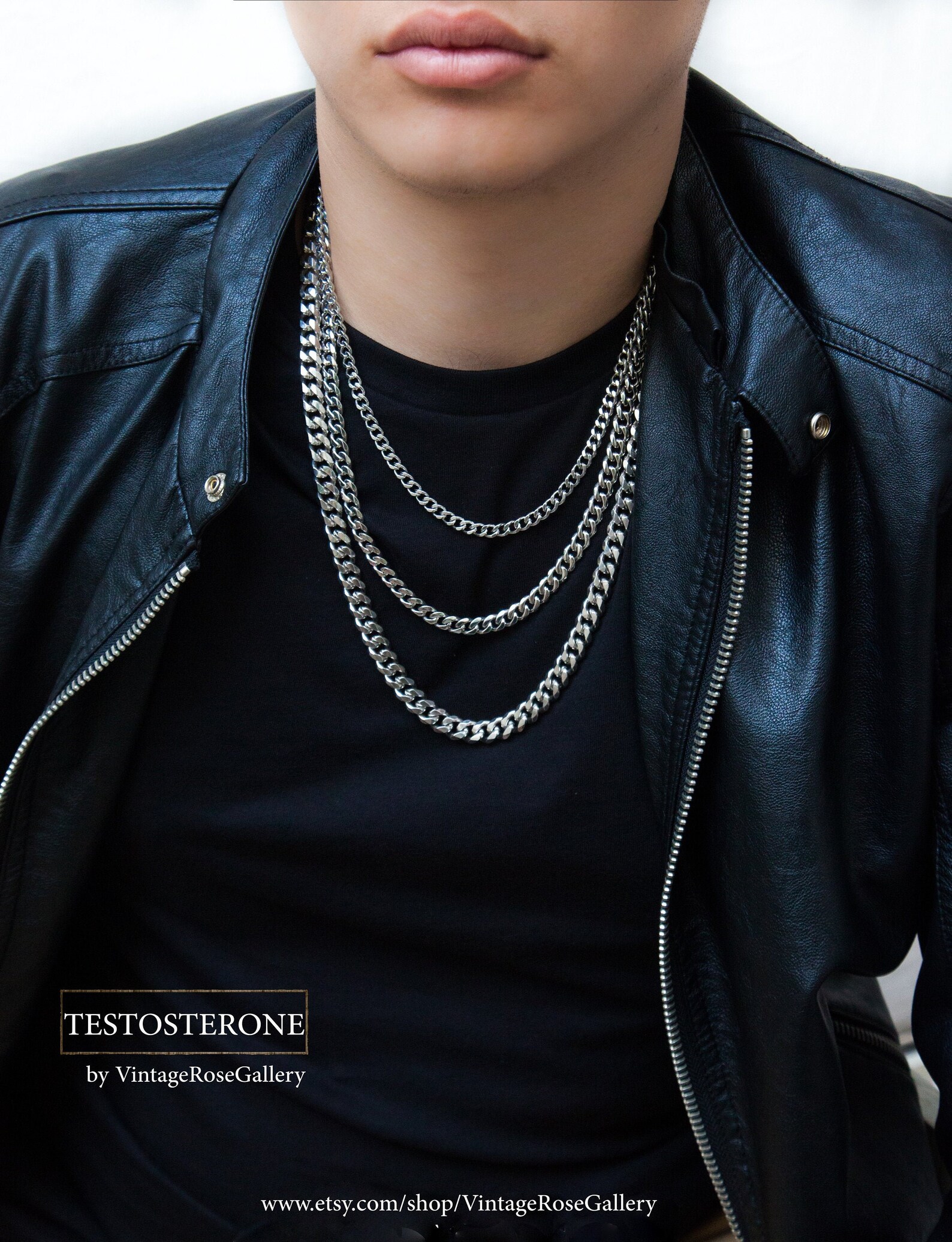 Mens Stainless Steel Chain Necklace: 5mm 7mm 9mm Curb Link - Etsy