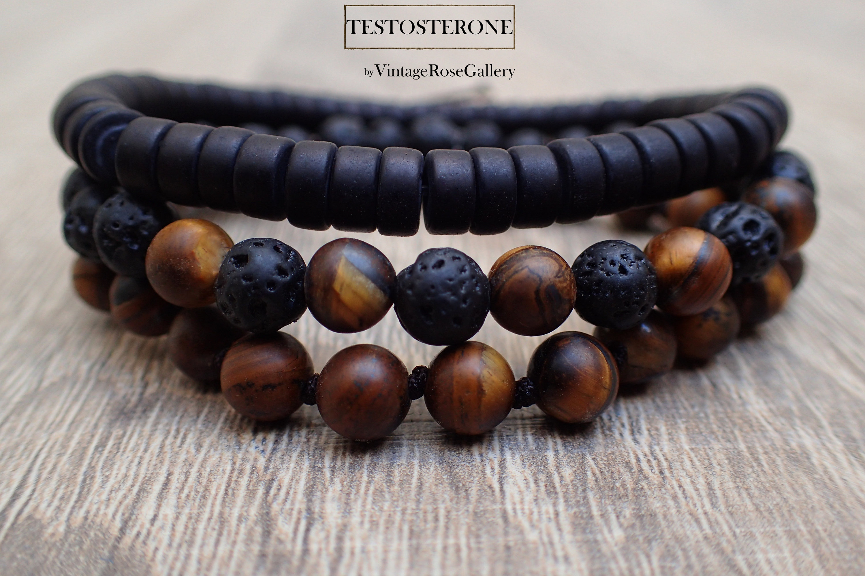 MENS BRACELET, Set Mens Bracelets, Mens Gift, Gift for Husband, Gift ...