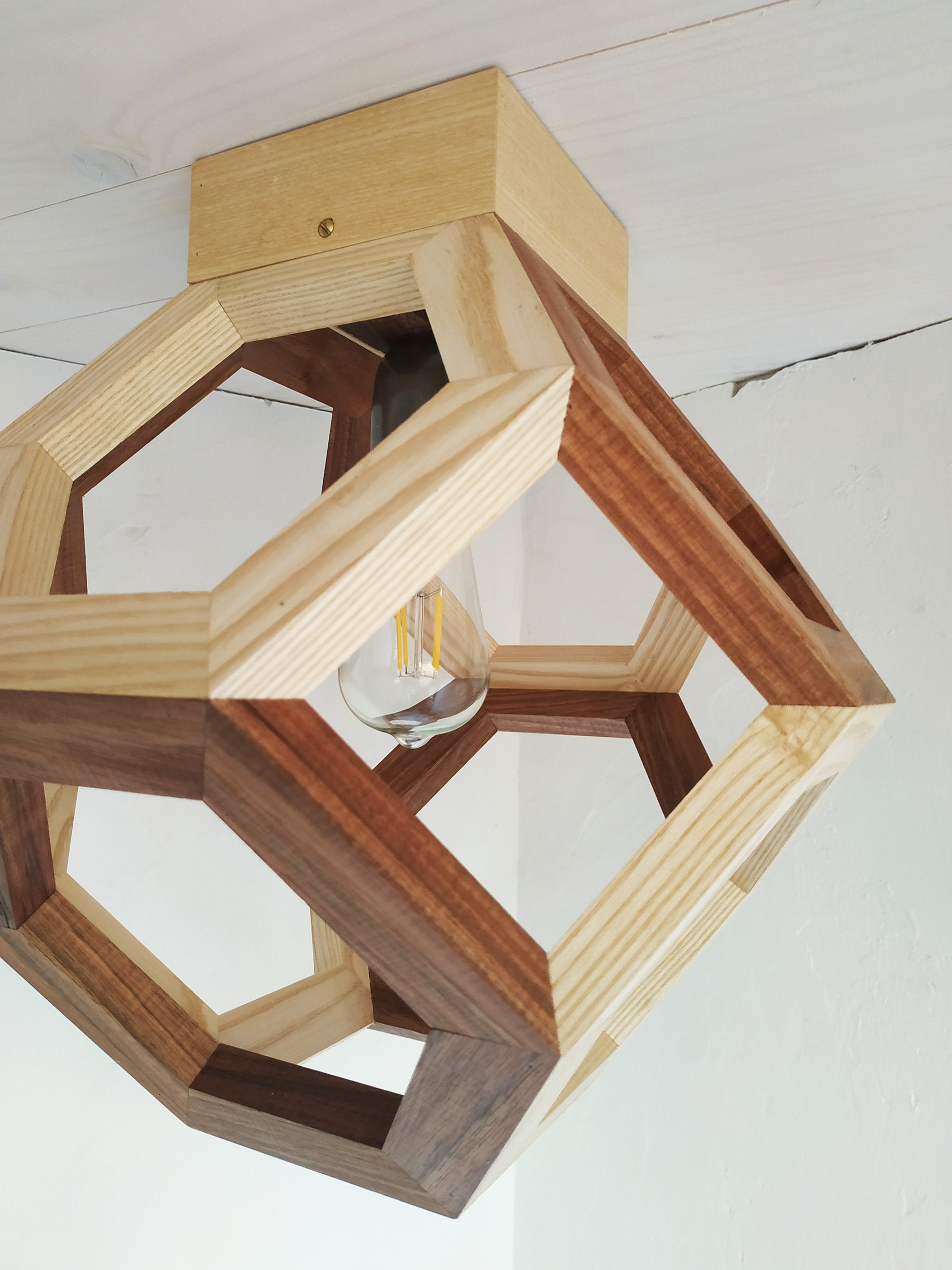 Flush Mount Polyhedra Ancient Astronomy Lamp Ceiling Light - Etsy