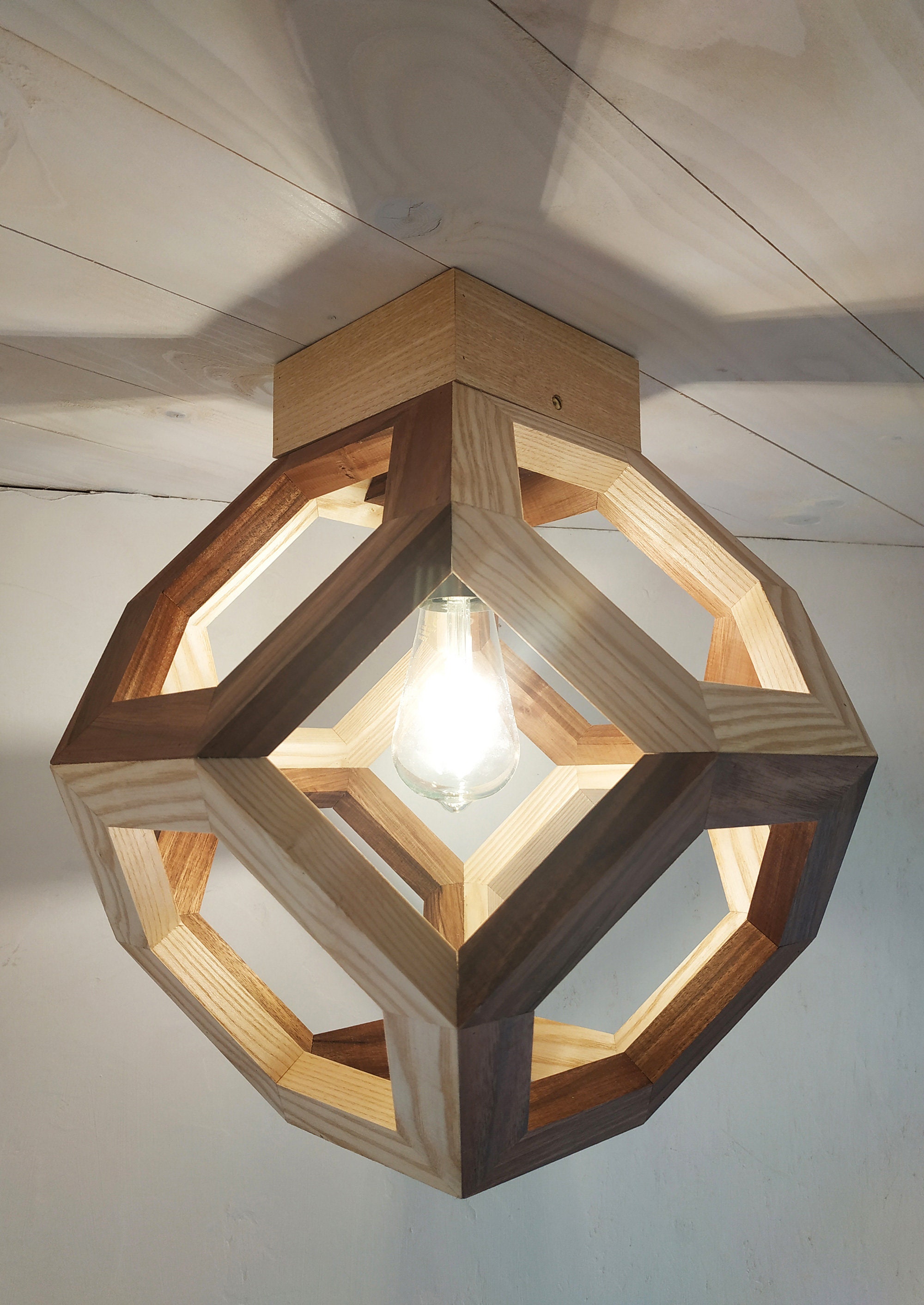 Flush Mount Polyhedra Ancient Astronomy Lamp Ceiling Light - Etsy