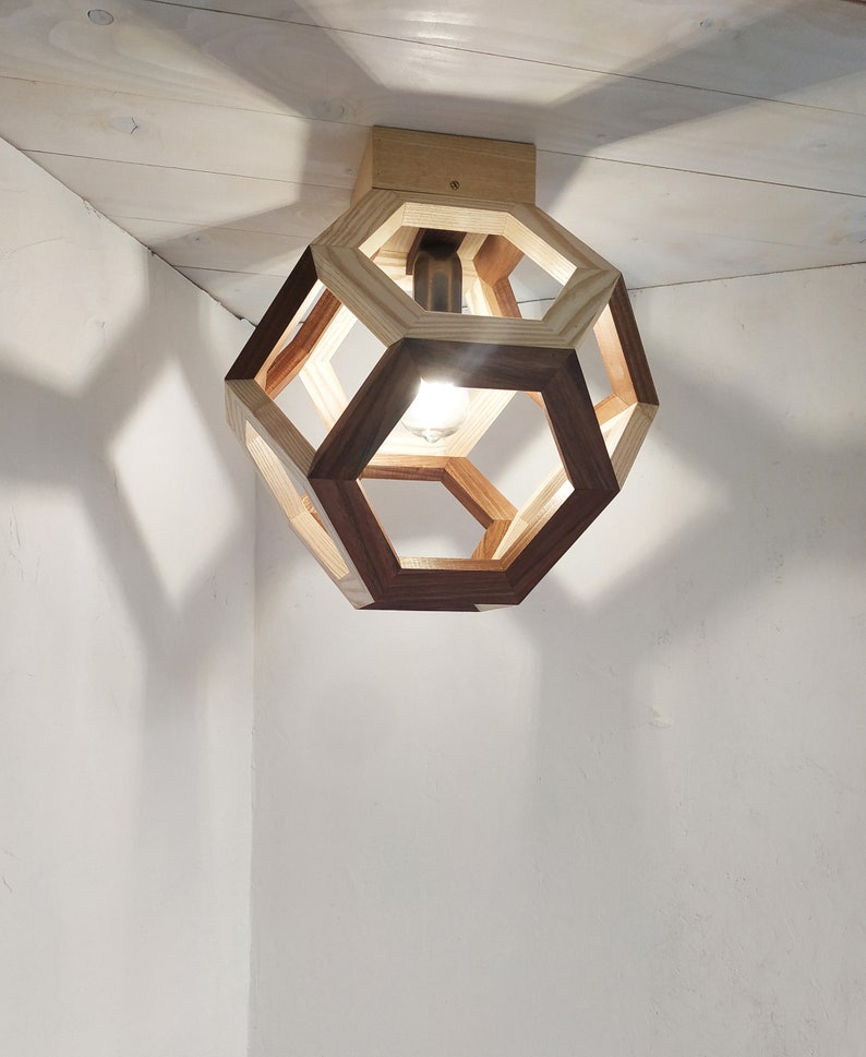 Flush Mount Polyhedra Ancient Astronomy Lamp Ceiling Light - Etsy