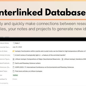 Notion Template Students, Academic Research Planner for Phd Students ...