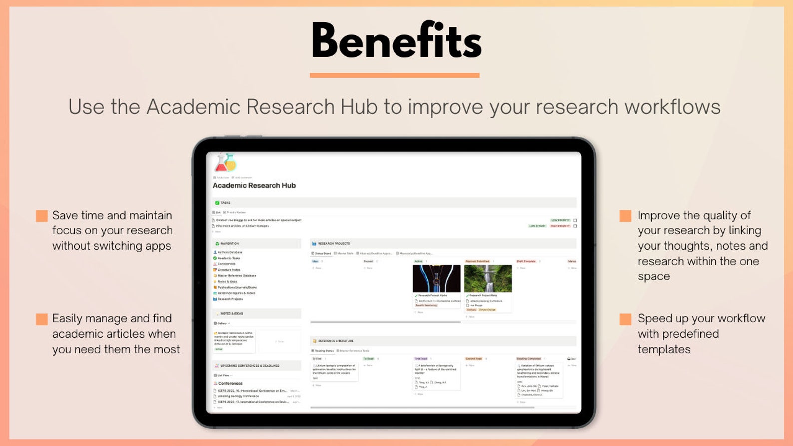 Notion Template Students, Academic Research Planner for Phd Students ...